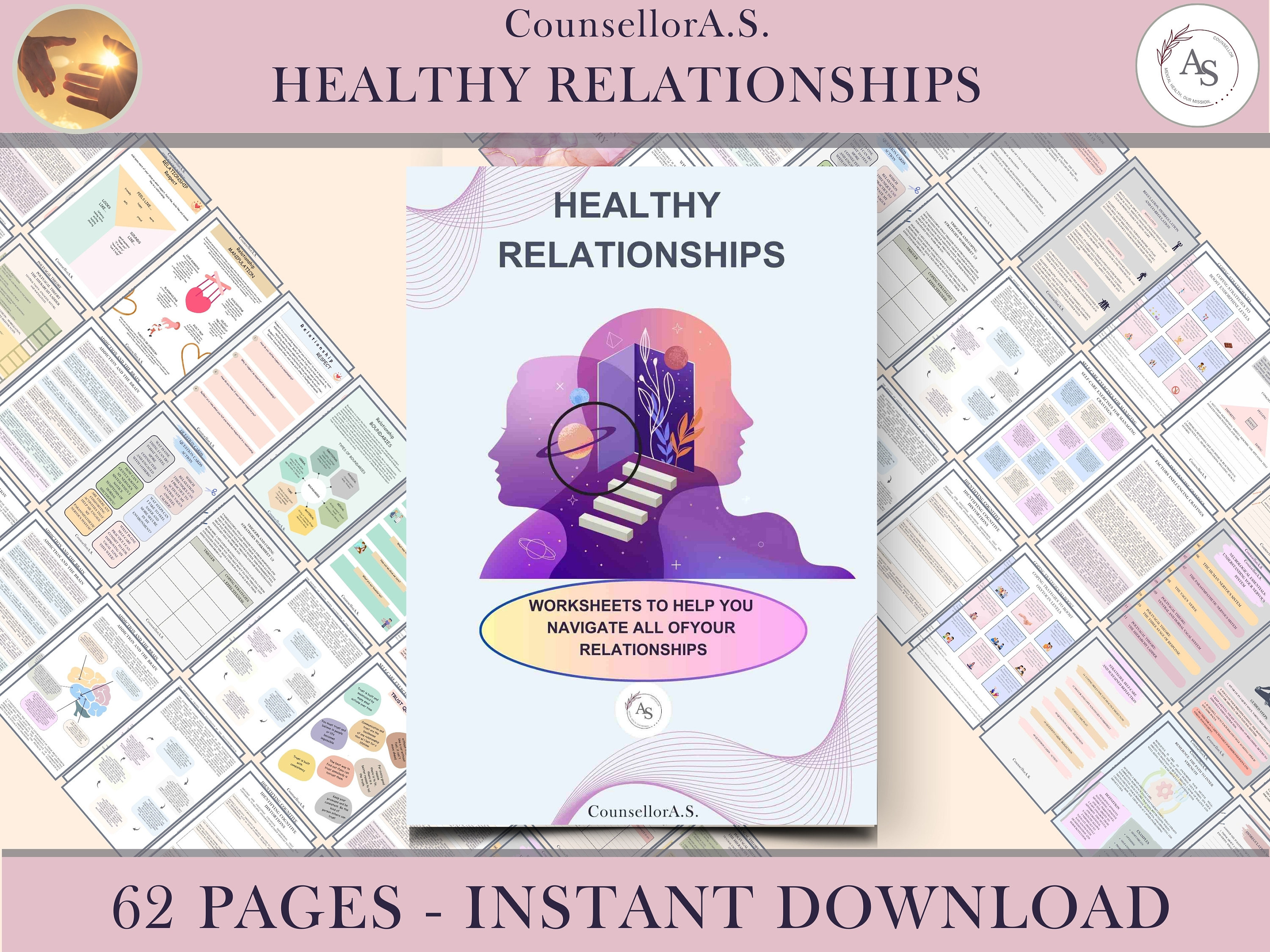 Healthy Vs Unhealthy Relationships Workbook – Teen Mental Health PDF ...