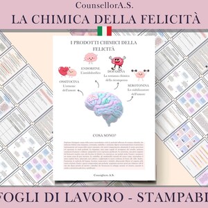 The Happy Chemistry Worksheet / Neurobiology / Positive Psychology ...