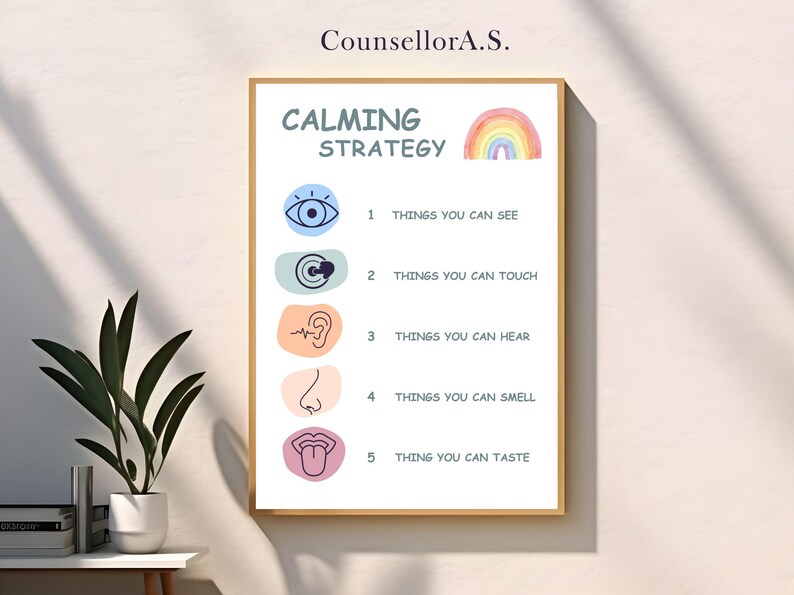 CALMING STRATEGY - Self-care Poster - Therapeutic Environment ...