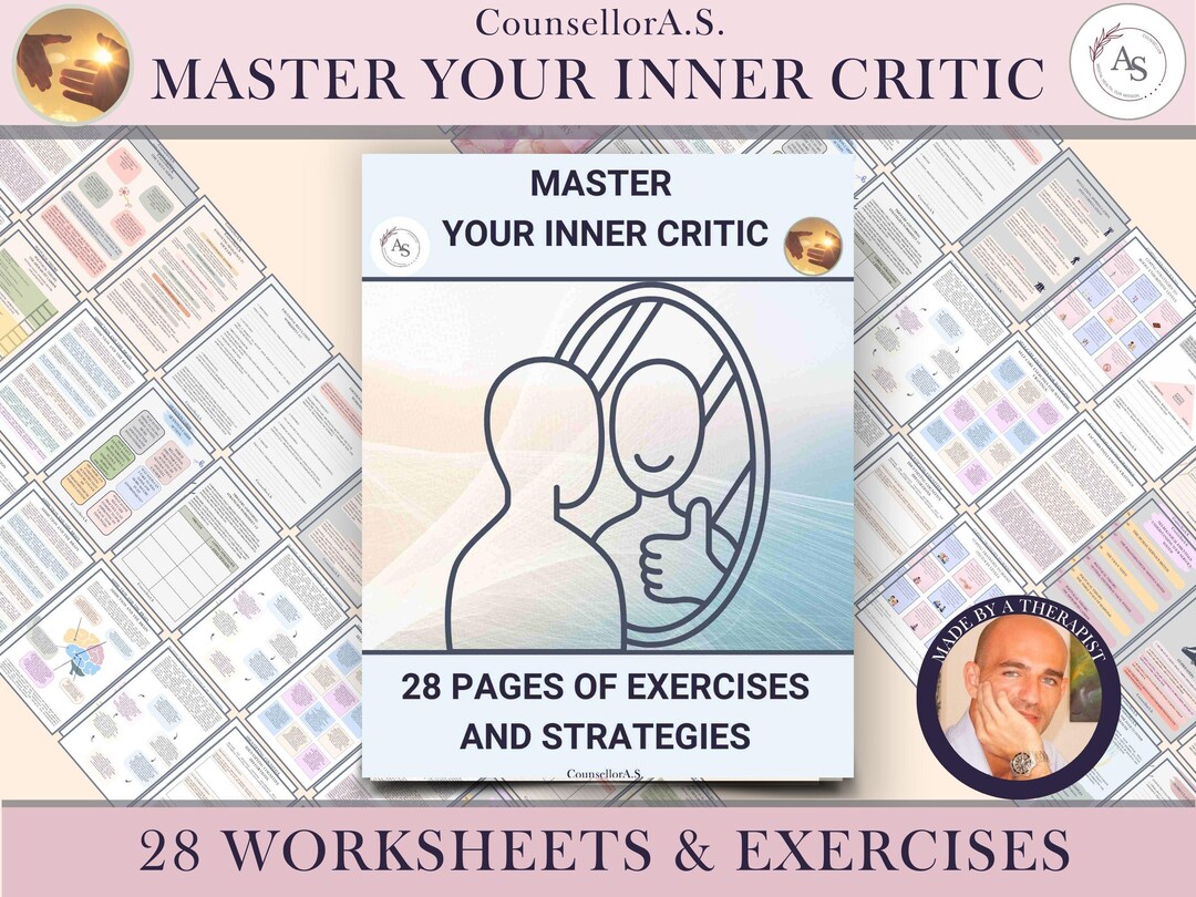 Master YOUR INNER CRITIC, Workbook, Self-help, Personal Growth, Mindset ...