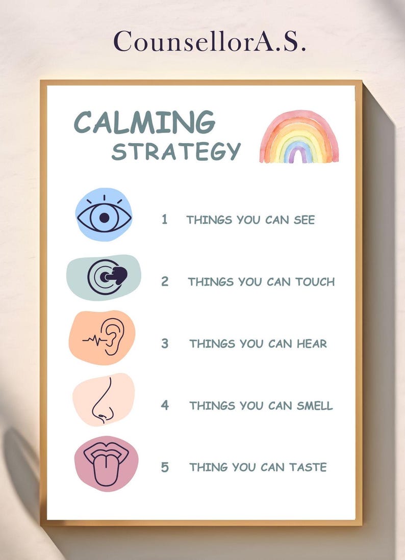 CALMING STRATEGY - Self-care Poster - Therapeutic Environment ...