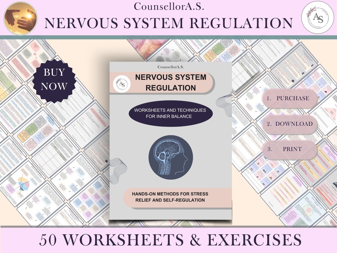 Nervous System Regulation - Workbook, Somatic Exercises Polyvagal ...
