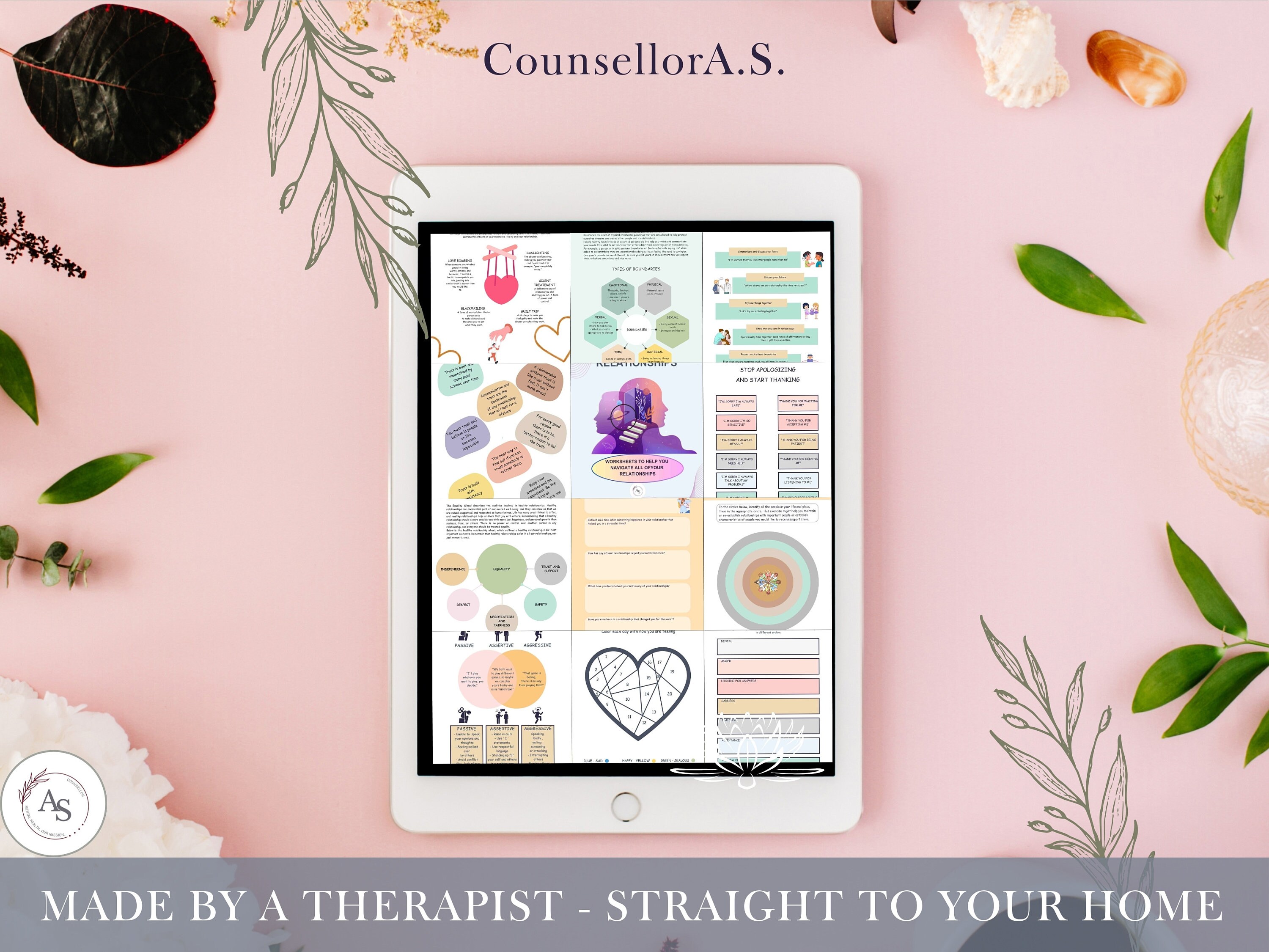 Healthy Vs Unhealthy Relationships Workbook – Teen Mental Health PDF ...