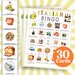 30 Italian Bingo Cards, Citrus Bridal Shower Game, Lemon Printable ...