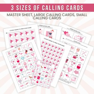 Valentine Bingo Game - 30 Bingo Cards, February Classroom Game, Bingo ...