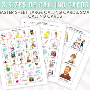 30 Art Bingo Cards, Printable Artist Bingo Game, Kids Art Party ...