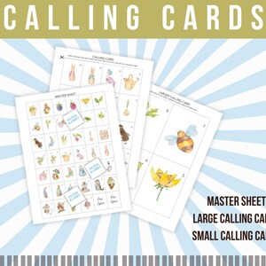 Peter Rabbit Classroom Activity Game Peter Rabbit Baby Shower Bingo ...