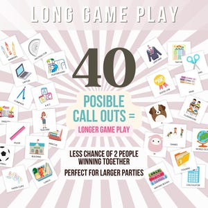 90 School Bingo Printable Card, Back to School Bingo Game, Education ...