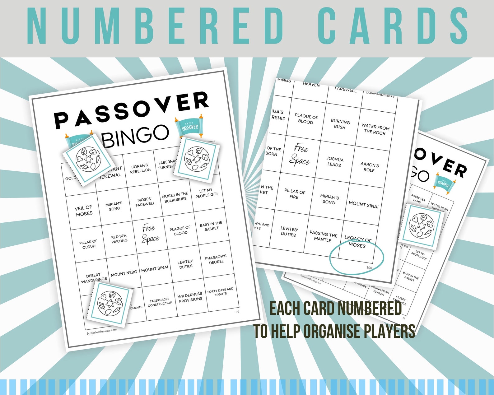 Passover Bingo Game: Bible Story Sunday School (printable) - Etsy