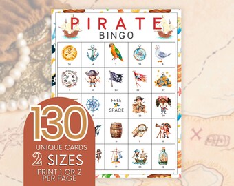 Pirate Bingo - Etsy