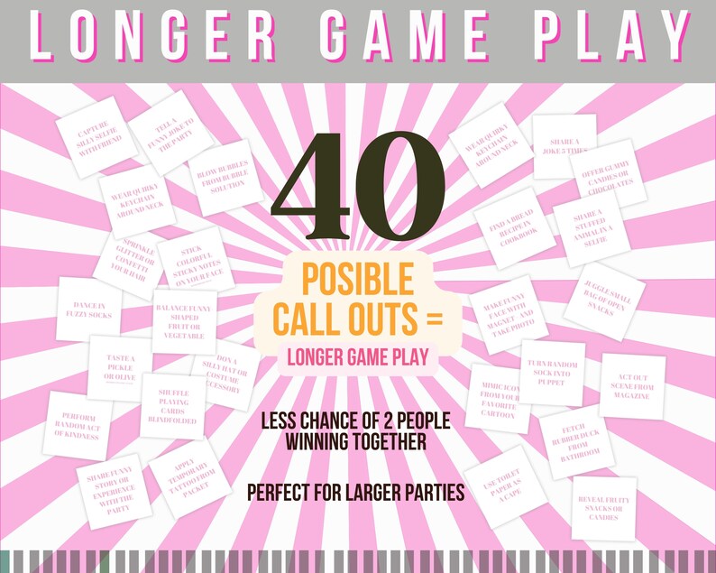 Girls Weekend Bingo Game: 90 Printable Cards (digital Download) - Etsy
