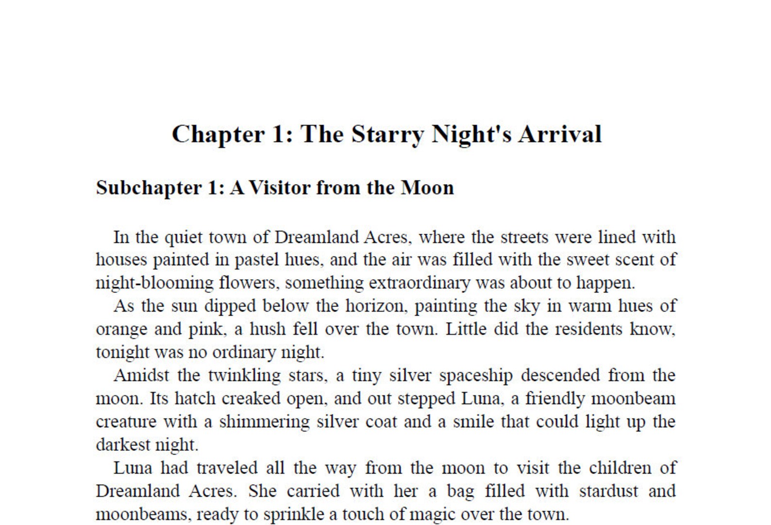 Starry Wishes and Moonlit Dreams - Digital Book - PDF- Printing ...