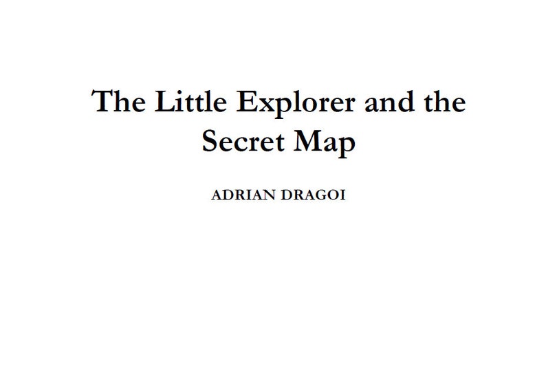 The Little Explorer and the Secret Map - Children's Digital Book - PDF ...