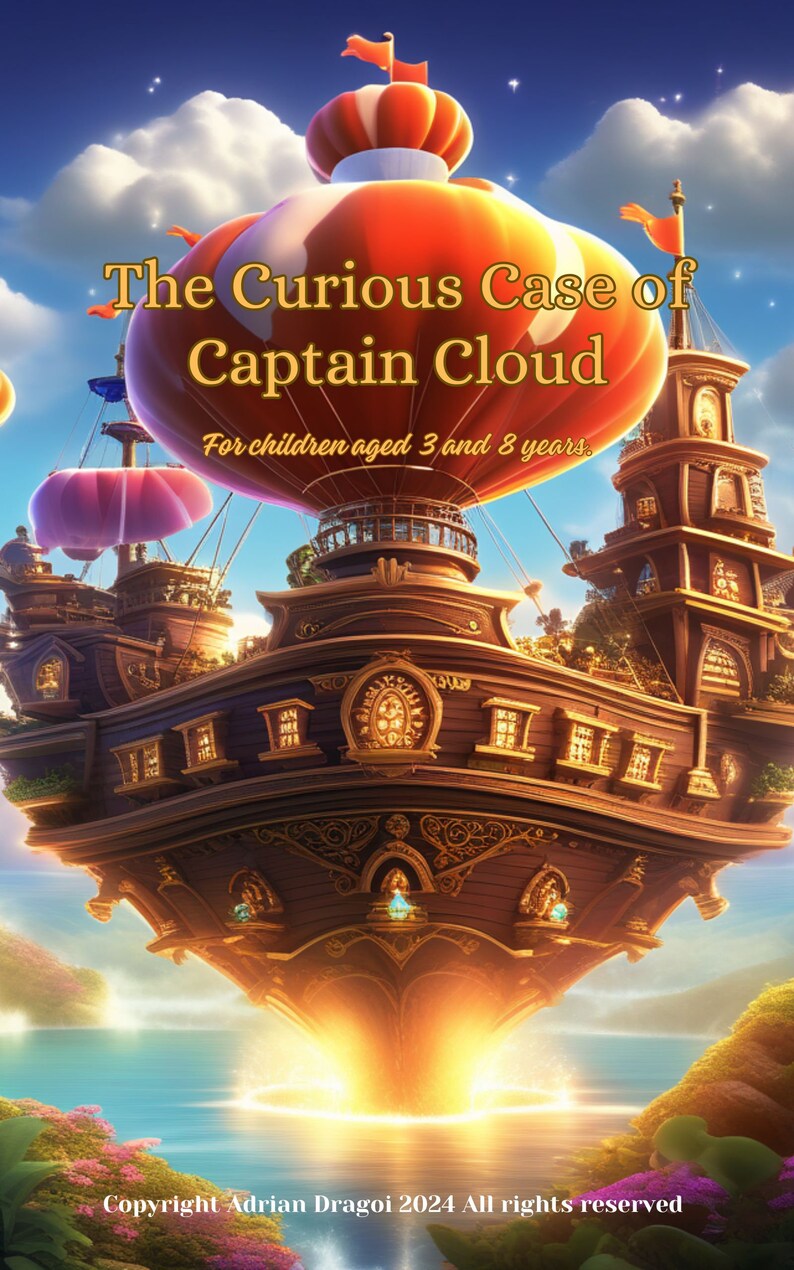 The Curious Case of Captain Cloud Children's Digital Book PDF Printing ...