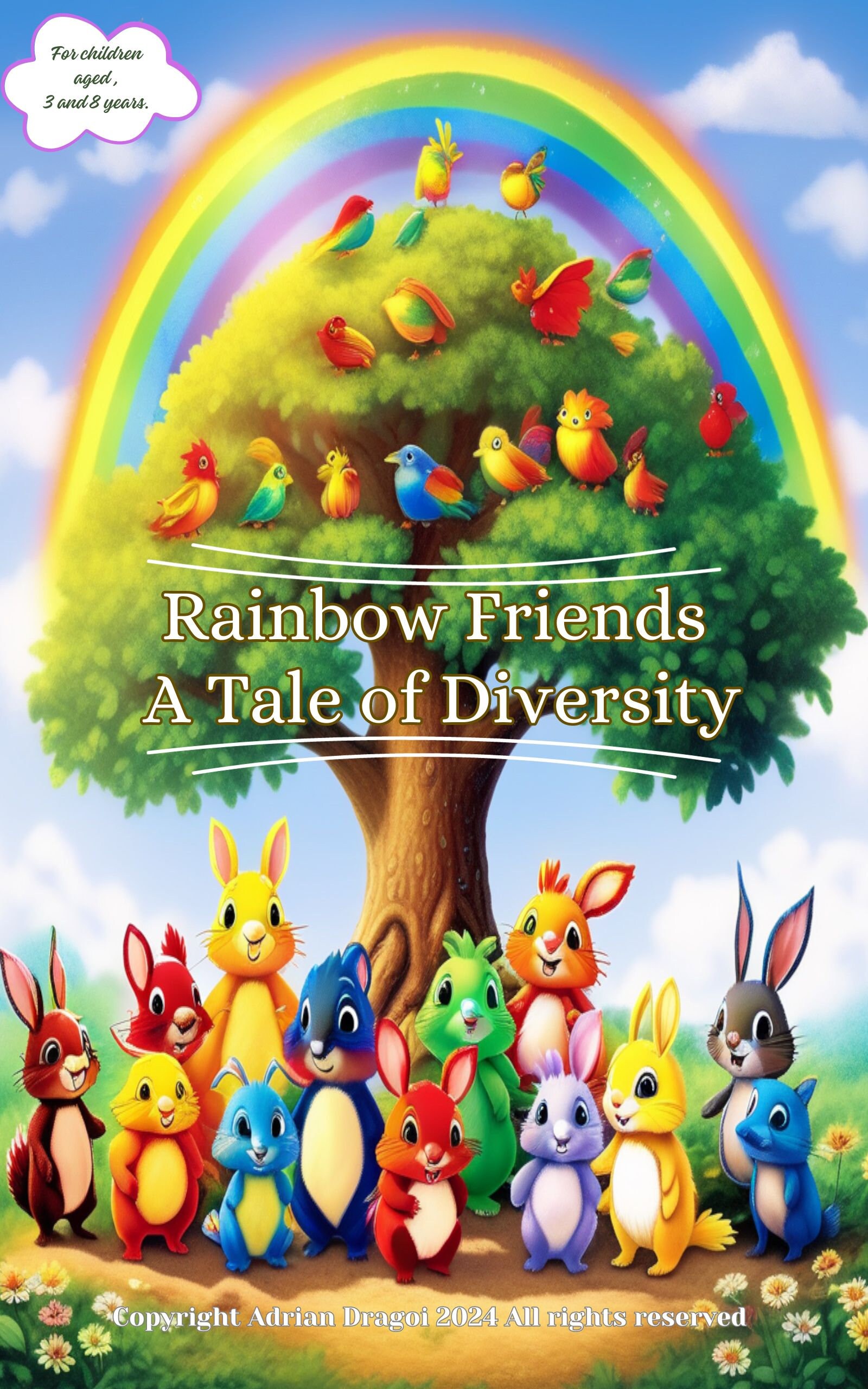 Rainbow Friends: A Tale of Diversity - Digital Book - PDF- Printing Download - Bedtime Story ...