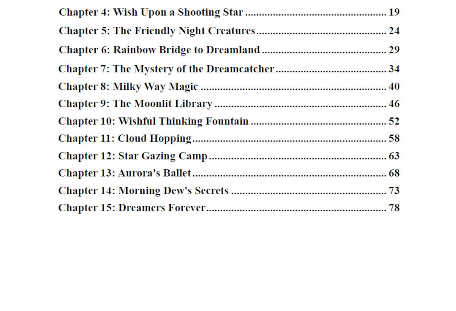 Starry Wishes and Moonlit Dreams - Digital Book - PDF- Printing ...