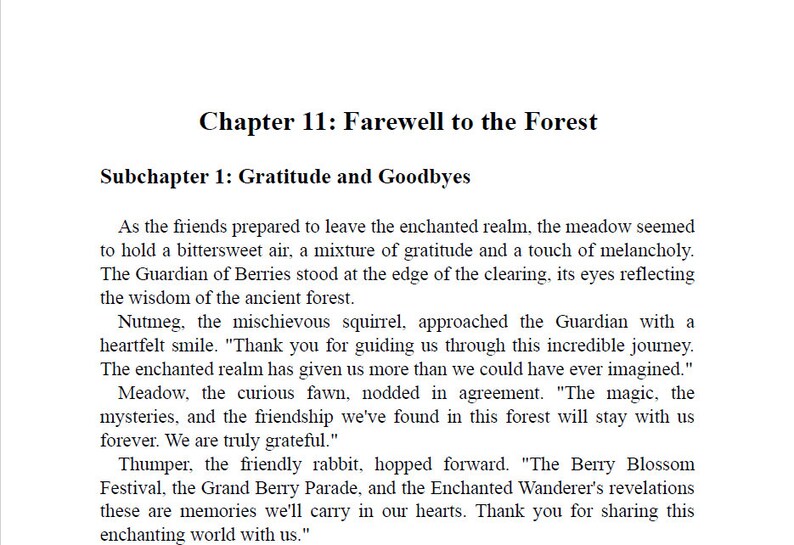 Forest Friends - Children's Digital Book - PDF- Printing Download ...