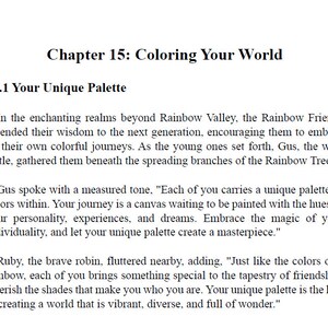 Rainbow Friends: A Tale of Diversity - Digital Book - PDF- Printing ...