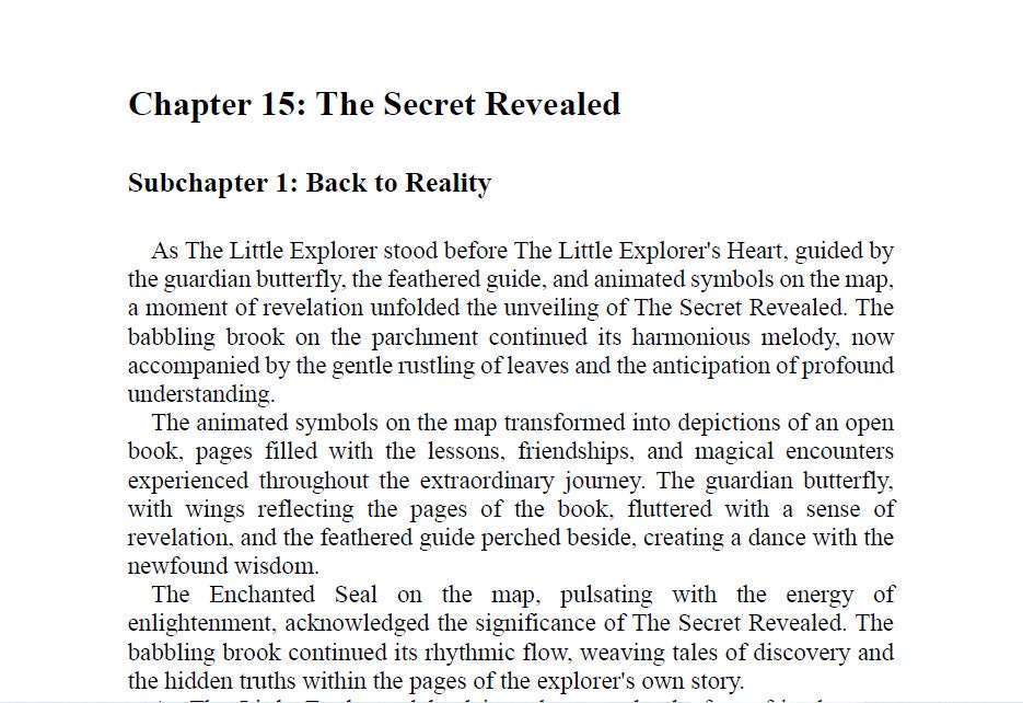 The Little Explorer and the Secret Map - Children's Digital Book - PDF ...