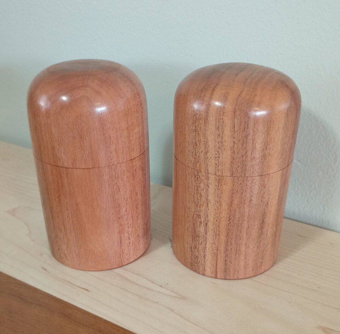 Turned Boxes (pair), Patagonian Rosewood - Etsy
