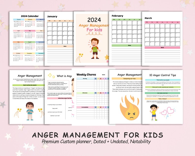 Kids Anger Management Activity 2024, Coping Skills for Children ...