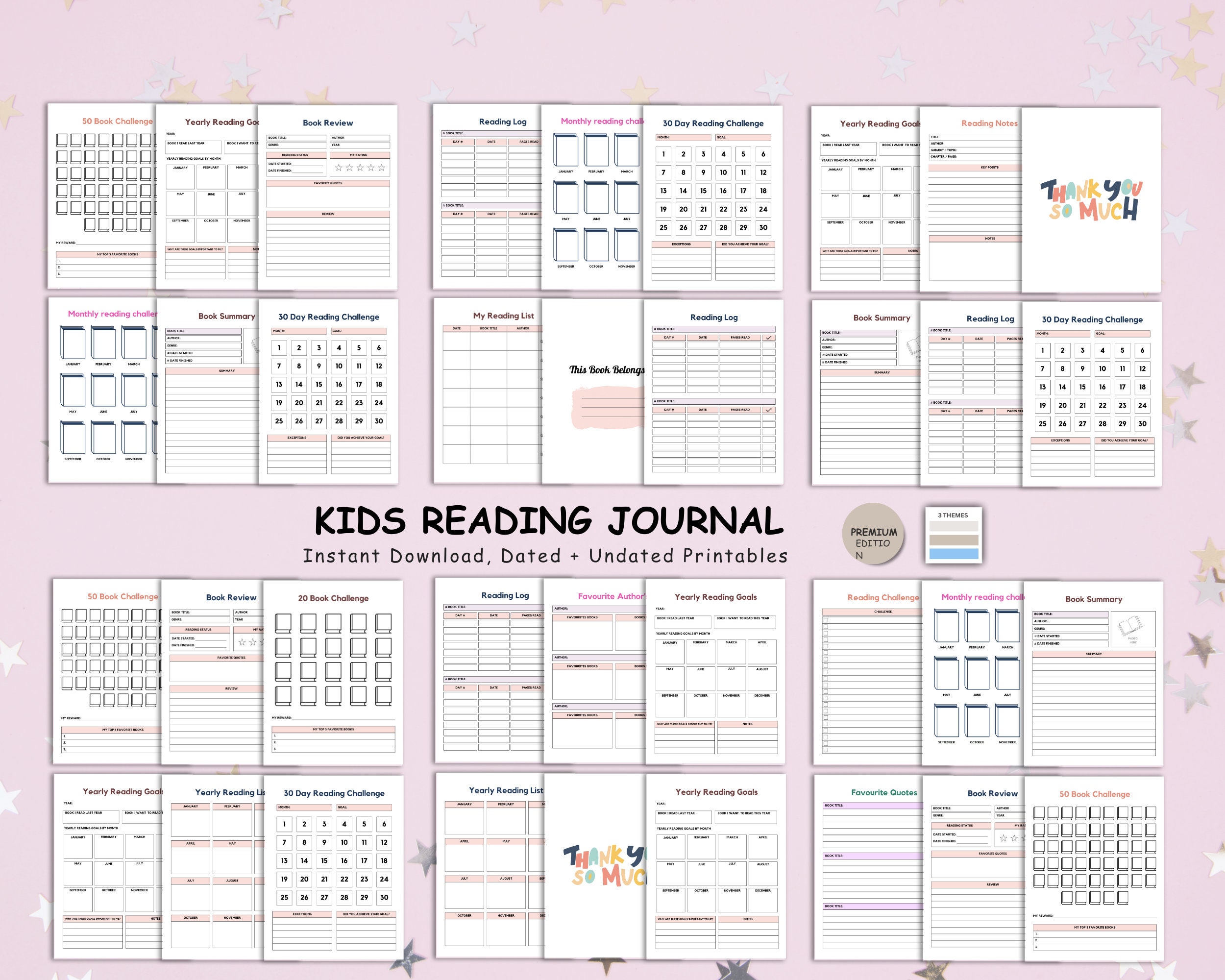 Personalized Kids Reading Journal, Custom Child Diary, Reading Log ...