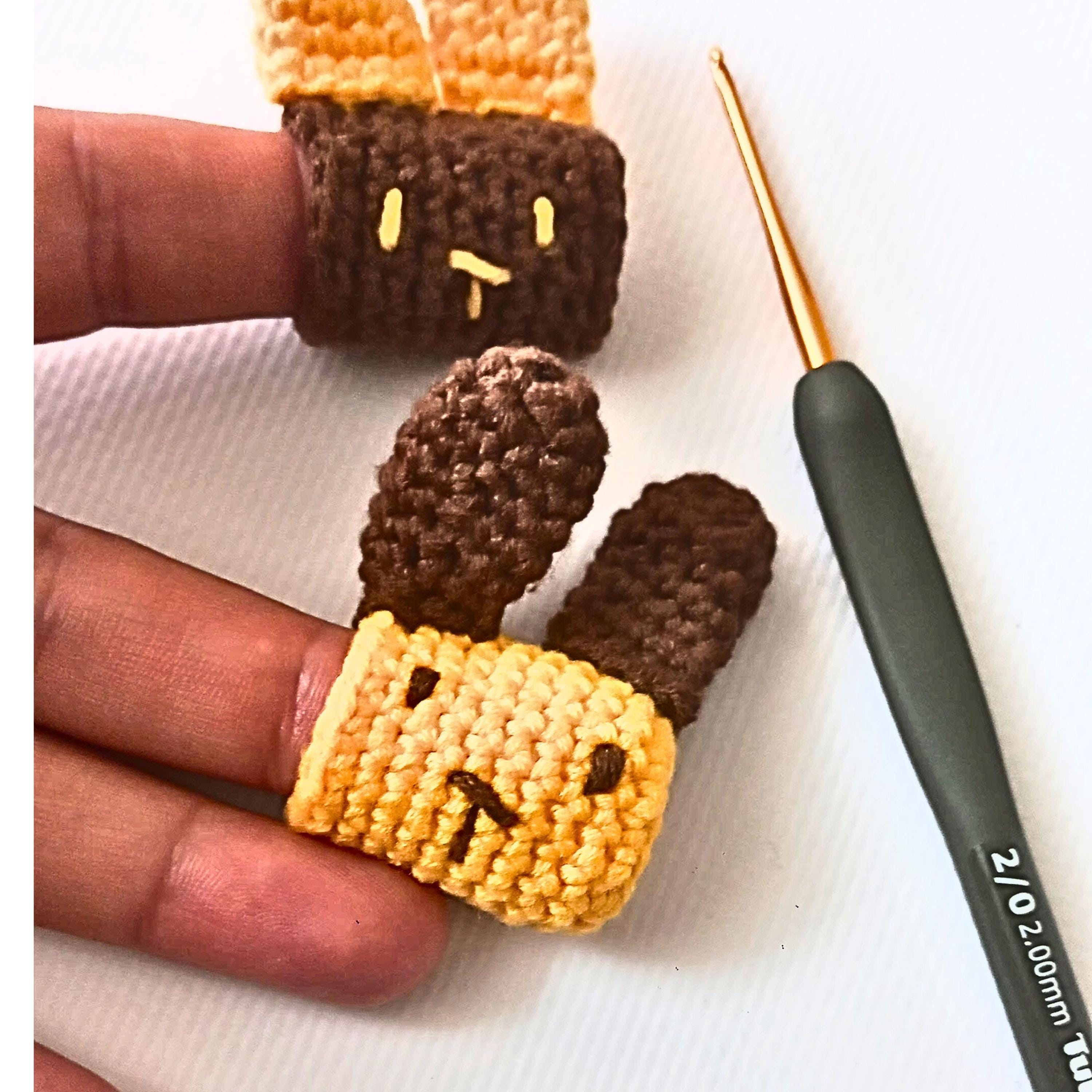 Crochet Pattern , Finger Protector,english Pattern ,cute Animals Gift ...