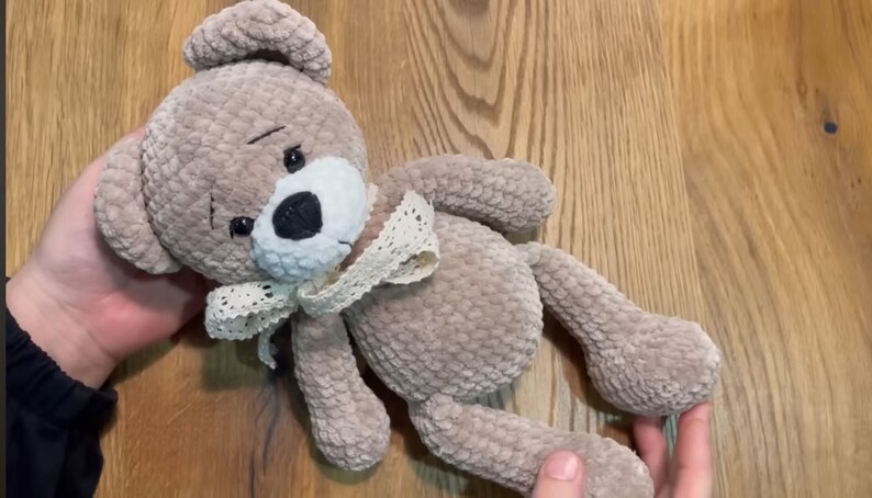 Bear No Sew Crochet Pattern, No Sew Amigurumi Crochet Patterns, Crochet Pattern, Plushie Pattern ...