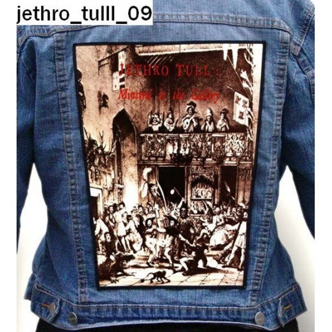 Vintage-inspired Sublimated Iron-on Backpatch: Iconic Tribute to Jethro ...