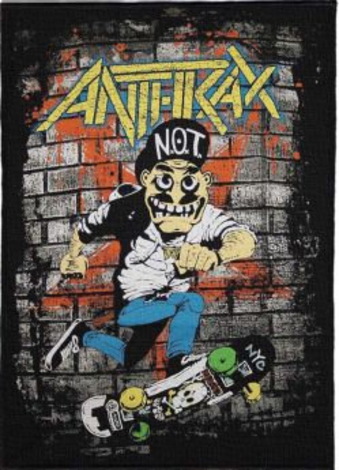 Vintage-inspired Sublimated Iron-on Backpatch: Iconic Tribute to ...