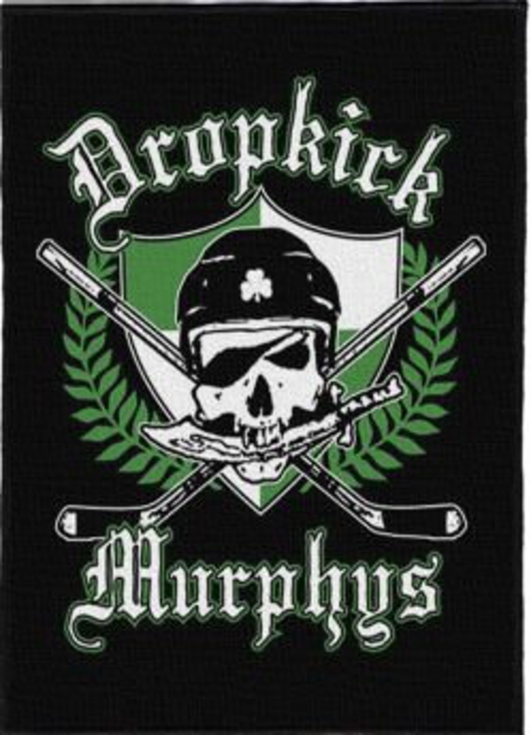 Vintage-inspired Sublimated Iron-on Backpatch: Iconic Tribute to Dropkick Murphys the Gangs All ...