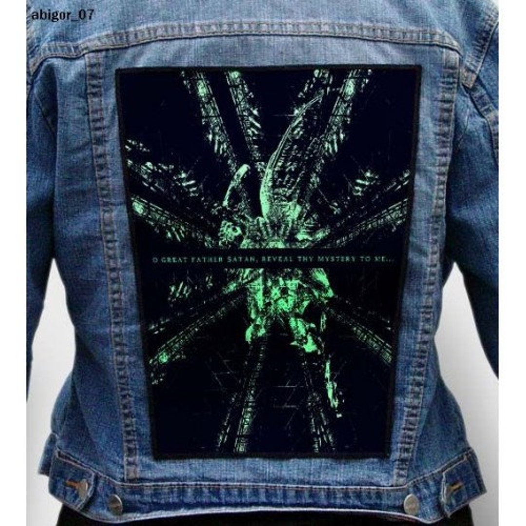 Vintage-inspired Sublimated Iron-on Backpatch: Iconic Tribute to Abigor ...