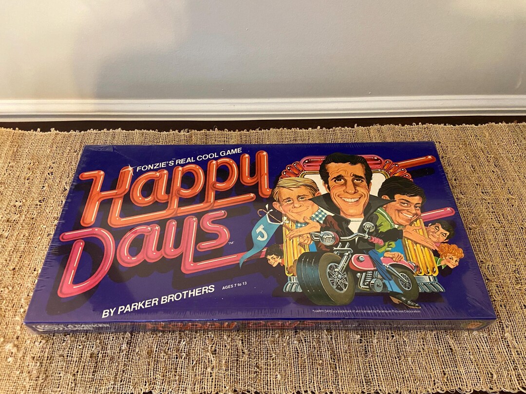 Vintage Happy Days Board Game NEW/UNUSED/SEALED Still in Original ...