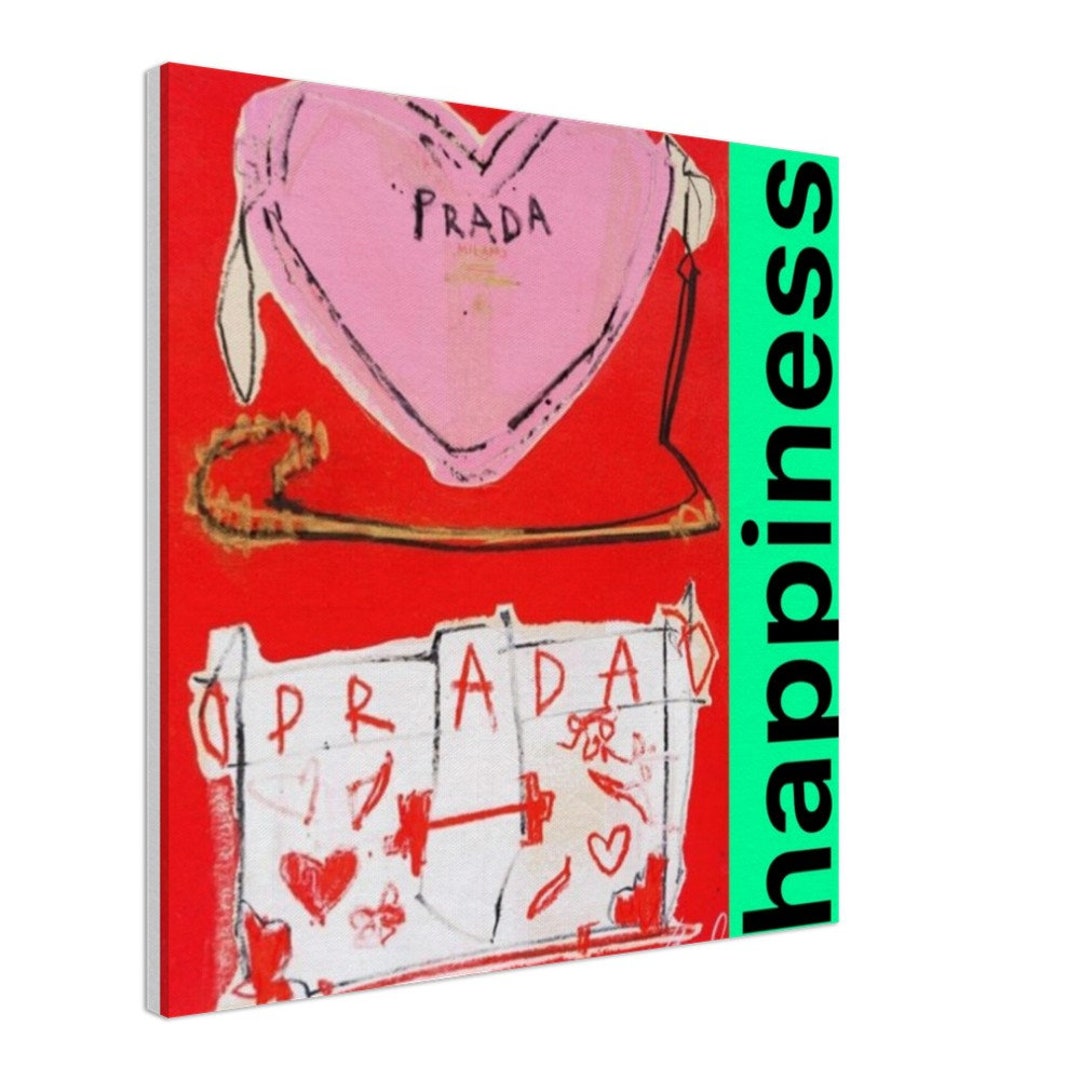 ICONIC Prada Home Canvas Wall Art Vintage Fashion Home Decor Elegant ...