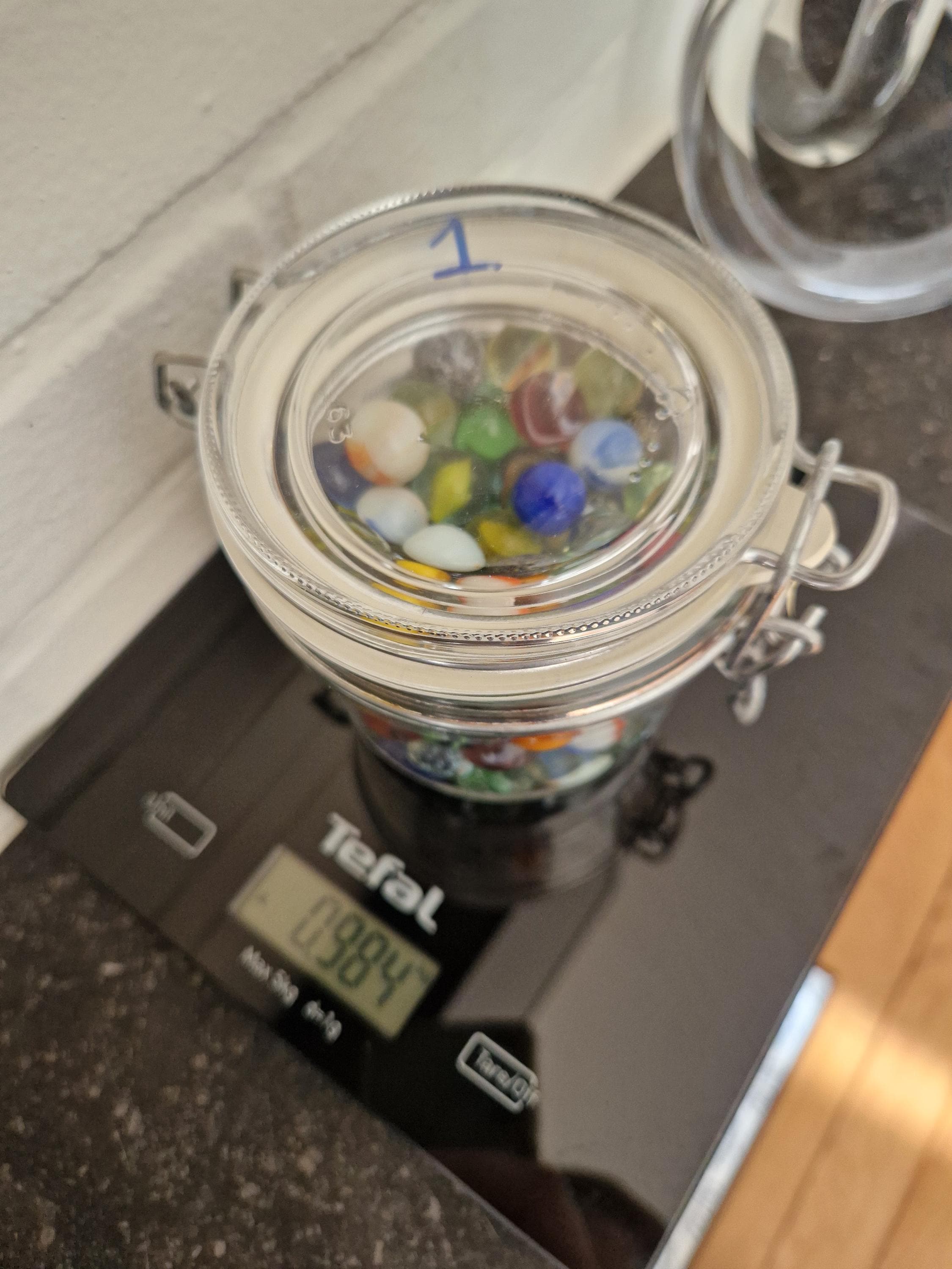 Jars of Old Marbles, Random Mix, 1 to 2.5 Pounds, 100 Est., Vintage and ...