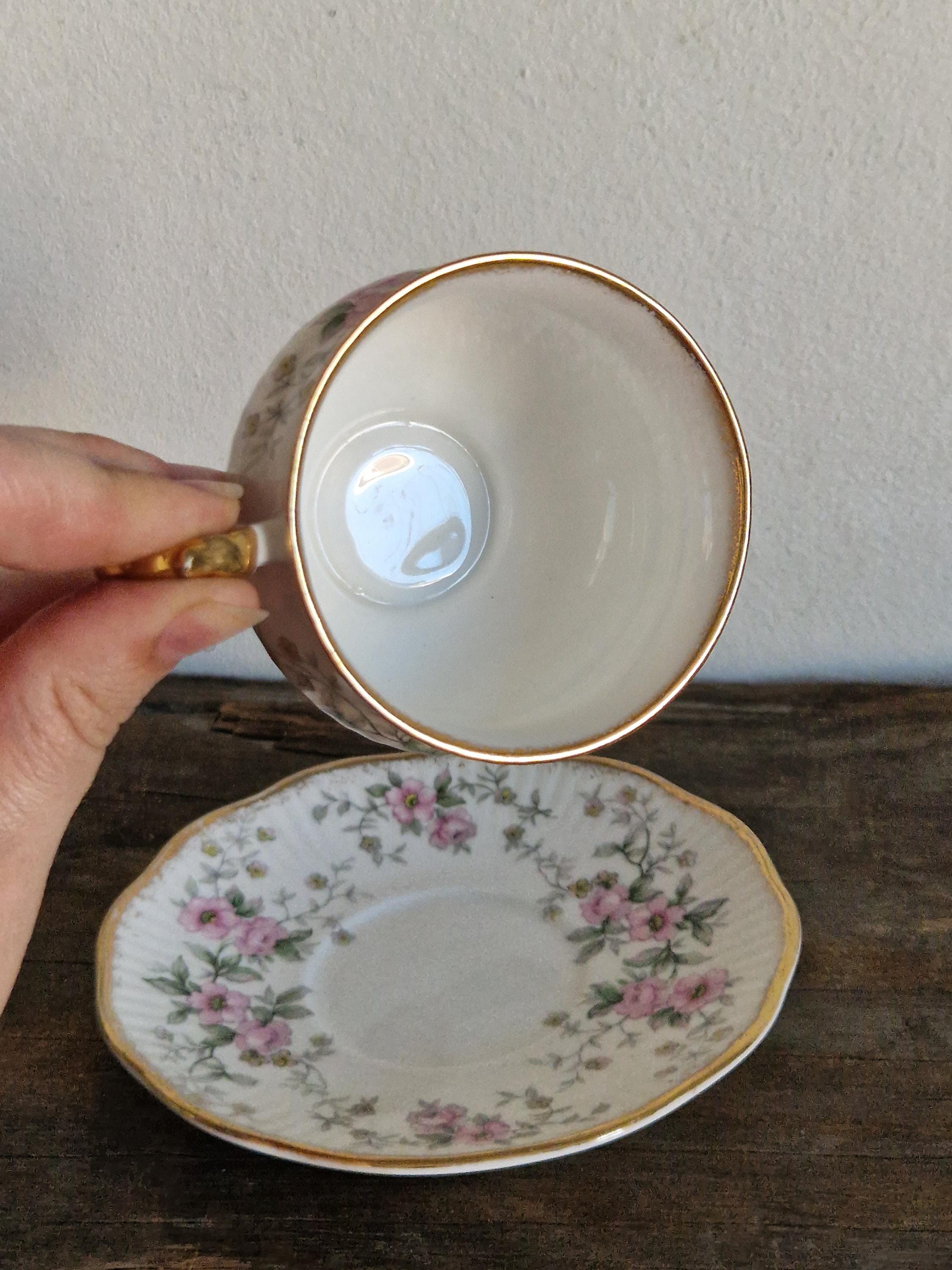 Vtg. Elizabethan Tea Set, Cup and Saucer, Made in England, Fine Bone ...