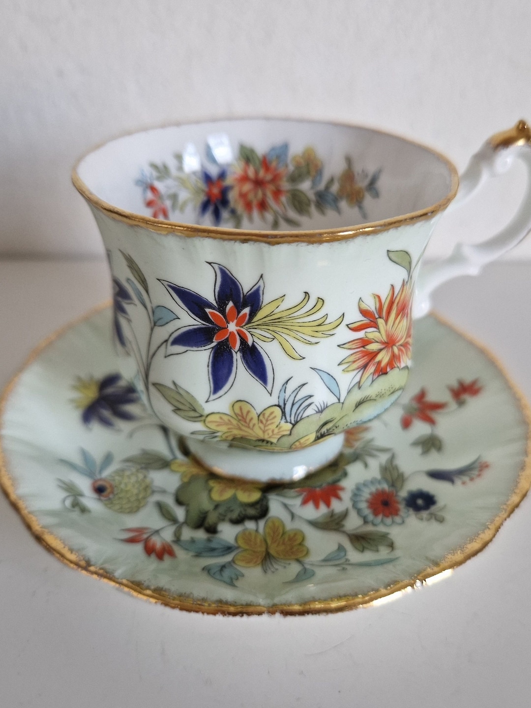 Vtg. Paragon Cup and Saucer, Oriental Series 'ming', by Appointment to ...