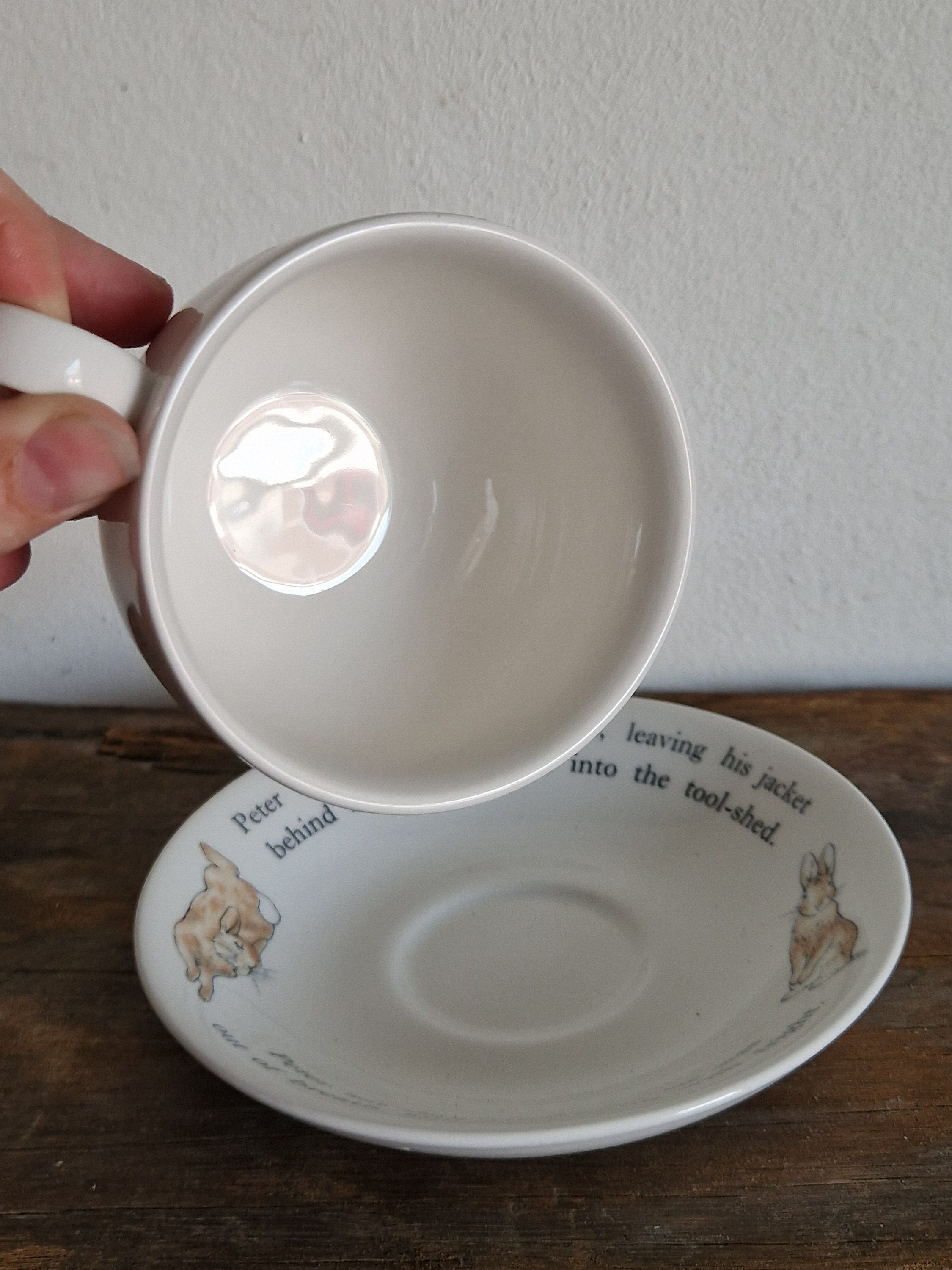 Vtg 1993, NEW, Peter Rabbit, Beatrix Potter, Wedgwood, Tea Set, Cup ...