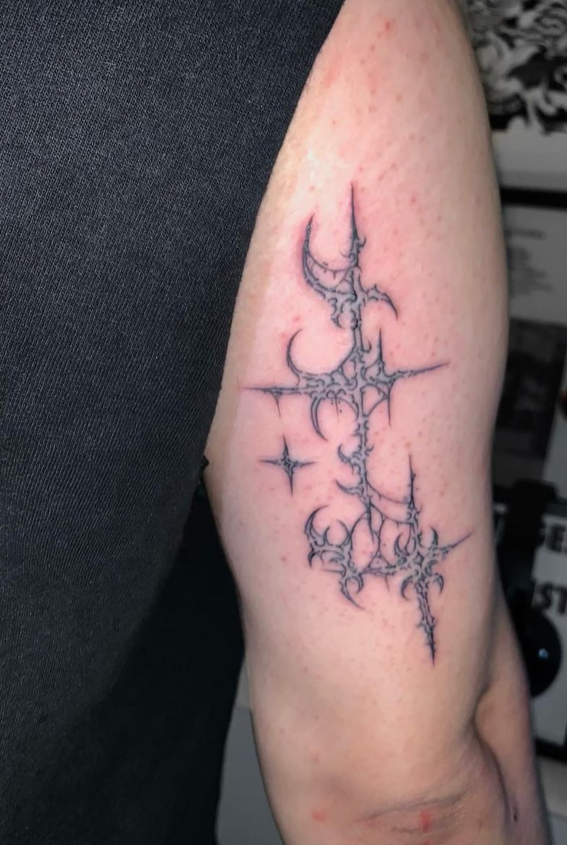 Custom Cybersigilism/tribal Tattoo Art Commission Personalized Tattoo ...