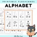 Printable Alphabet Flashcards Prek Kindergarten Letter Sound ...