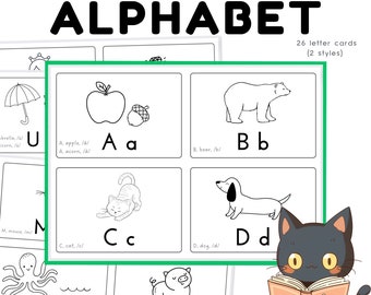 Printable Alphabet Matching Game | Prek Kindergarten | Letter Sound ...