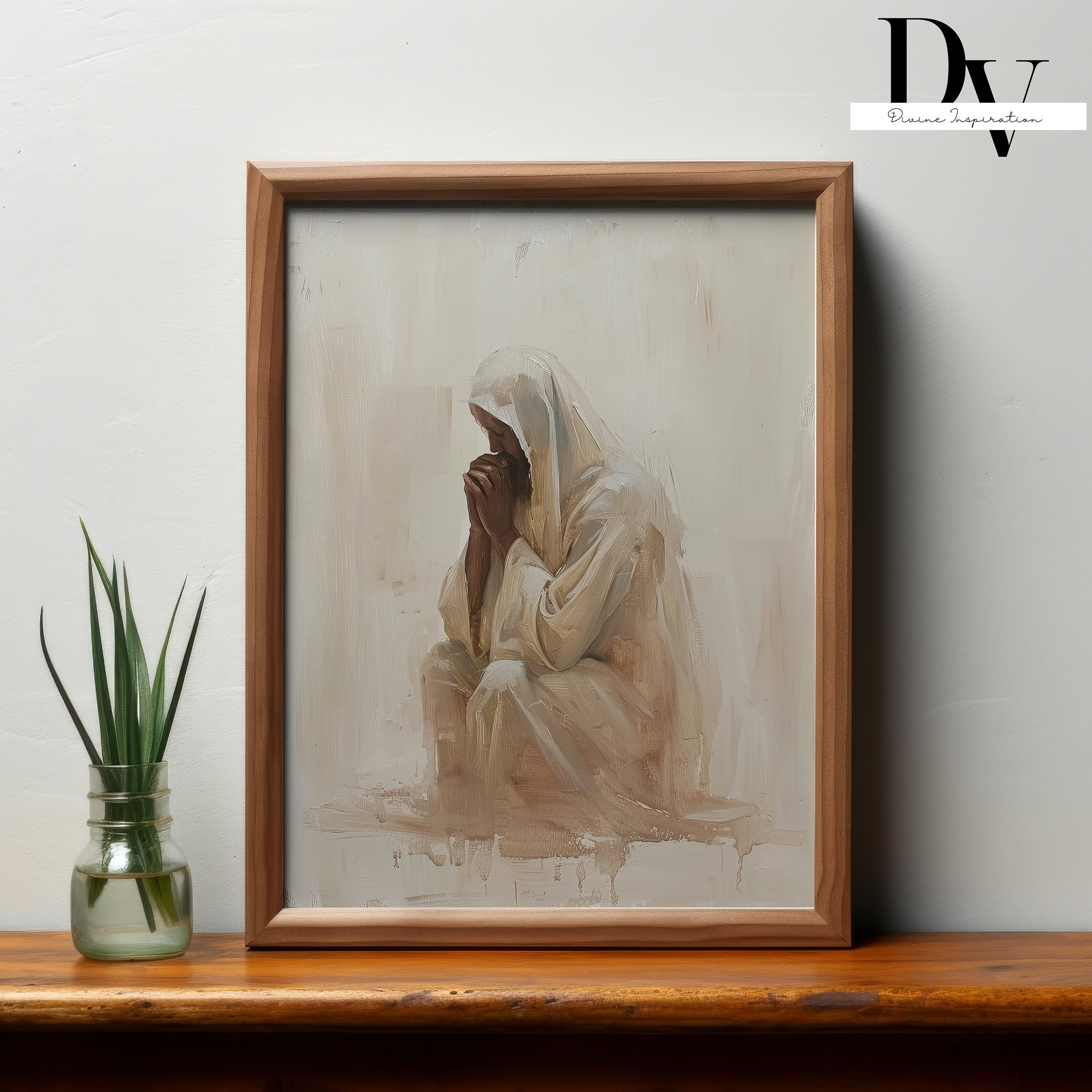 Silent Communion, Bible Art, Christian Art, Digital Download, Printable ...