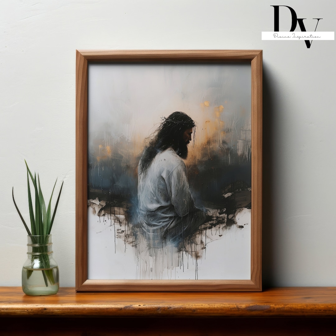 Messiah's Moment, Bible Art, Christian Art, Digital Download, Printable ...