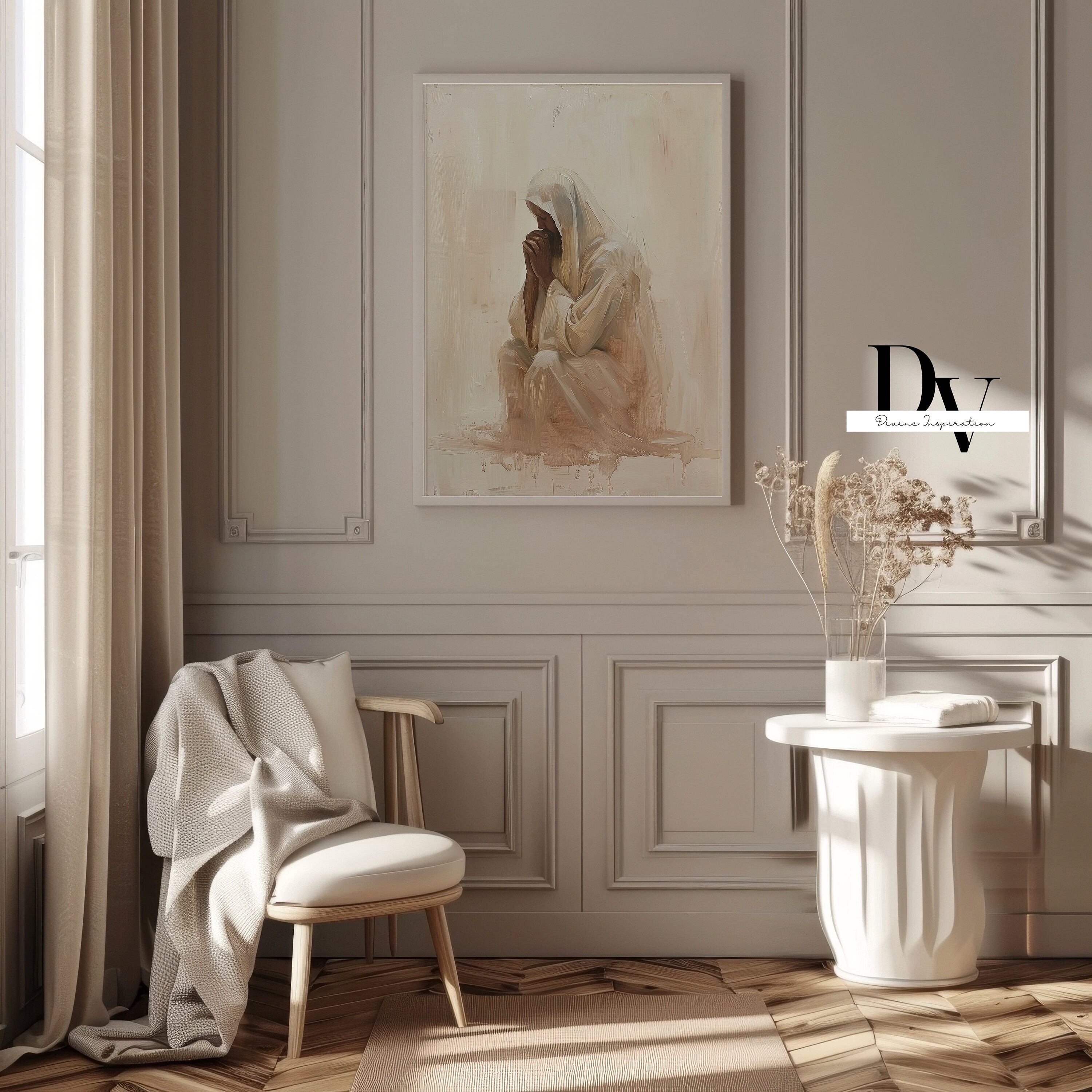 Silent Communion, Bible Art, Christian Art, Digital Download, Printable ...