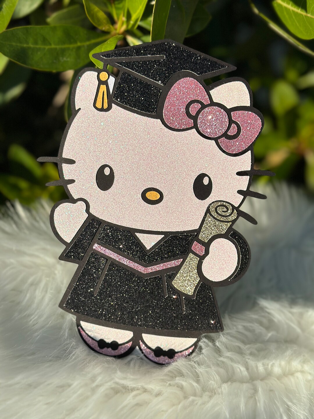 Hello Kitty Graduation Topper - Etsy