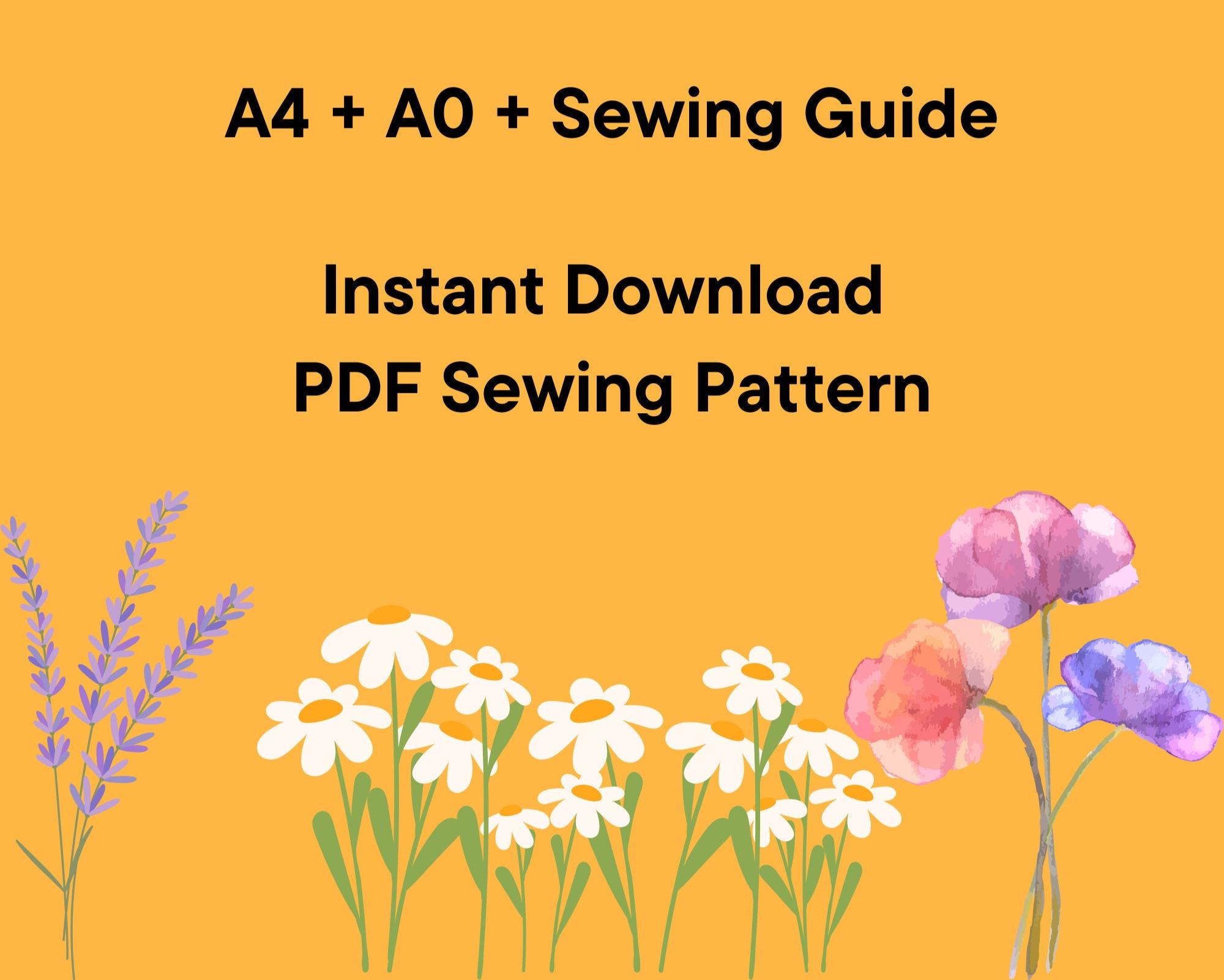 Overall Dress Sewing Pattern: Easy Beginner Jumpsuit (XS-XXL) (digital ...