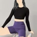 Fitted Crop Top Sewing Pattern | Long Sleeve, Sizes S-XL (PDF Pattern ...