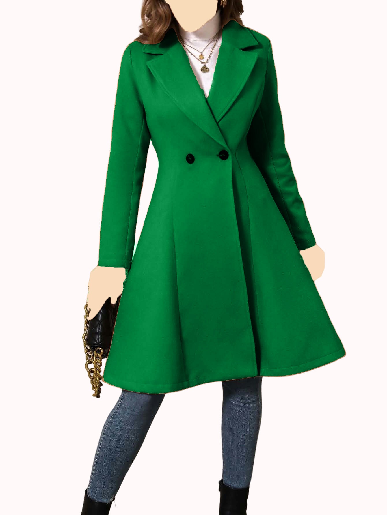 Long Winter Coat Sewing Pattern XS-XXXL Coat Sewing PDF Pattern Women's ...