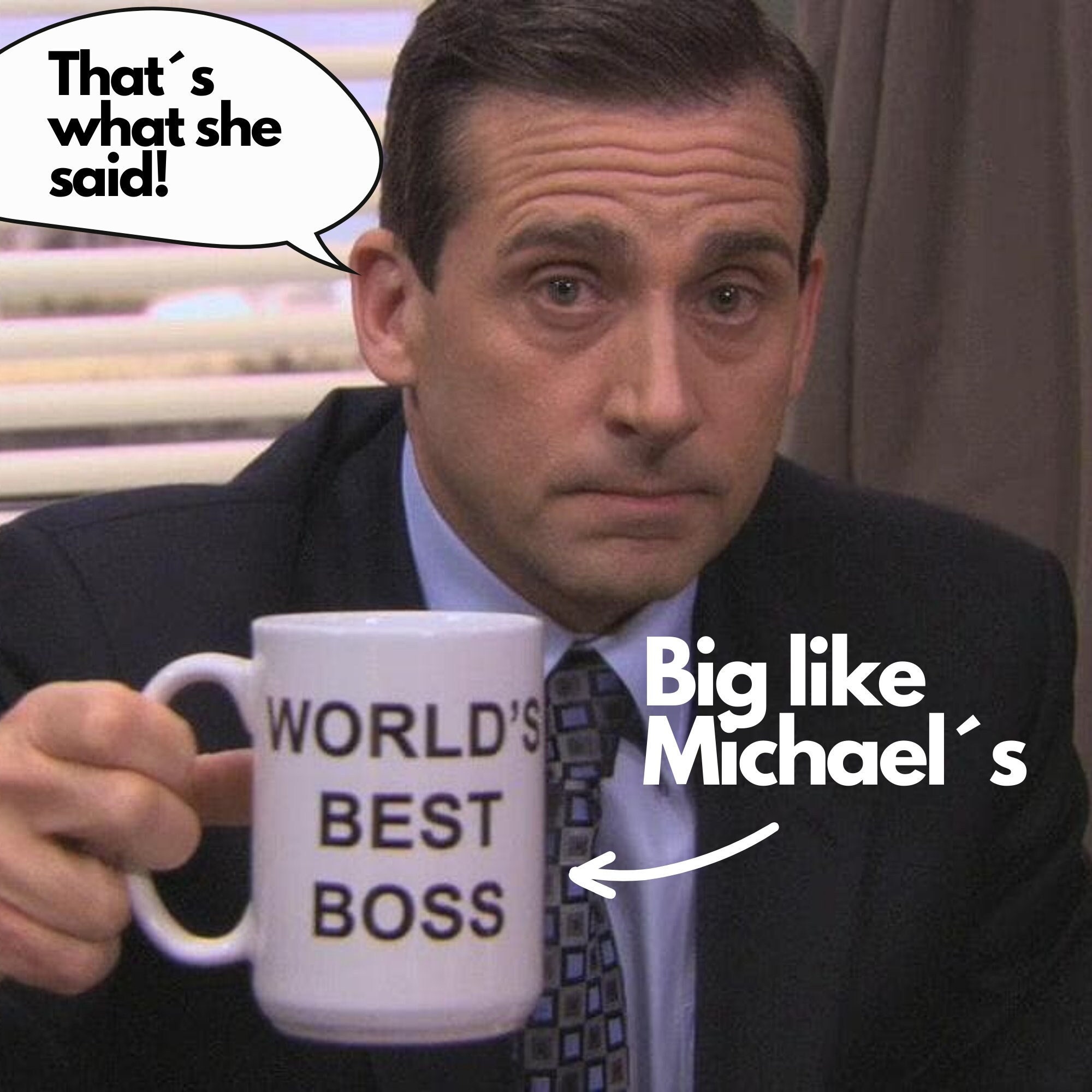 Mug the Office World's Best Boss - Coffee Mug Cup Michael Scott 15 Oz ...
