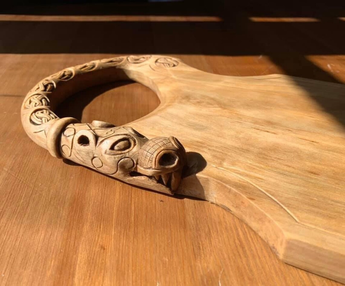 Serving Platter, Viking Style/dragon Style Type - Etsy